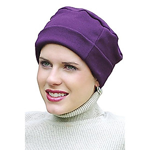 Headcovers Unlimited Cotton Cozy Cap | Chemo Caps for Cancer Patients (Pink Blush)