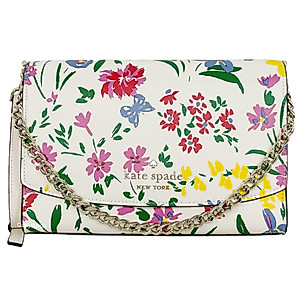 Kate Spade New York Carson Convertible Chain Crossbody Shoulder Bag Floral Garden Bouquet