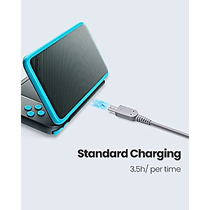 VOYEE 3DS Charger Compatible with Nintendo 3DS/ DSi/DSi XL/ 2DS/ 2DS XL/New 3DS XL 100-240V Wall Plug Adapter