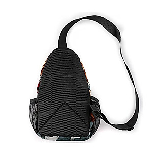 ZHONGYOULIFE Anime baki Surrounding Single Shoulder Bag grappler Manga Sling Bag Cosplay Daypack (b)