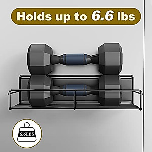 Mystozer 4 Pack Magnetic Spice Rack Organizer, Space Saver for Refrigerator and Microwave Oven, Metal Fridge Shelf, Black