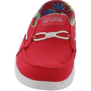 Skechers Women's ON-The-GO Flex-Boat Shoe, Red, 8