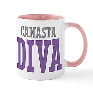 CafePress Canasta DIVA Mug Ceramic Coffee Mug, Tea Cup 11 oz