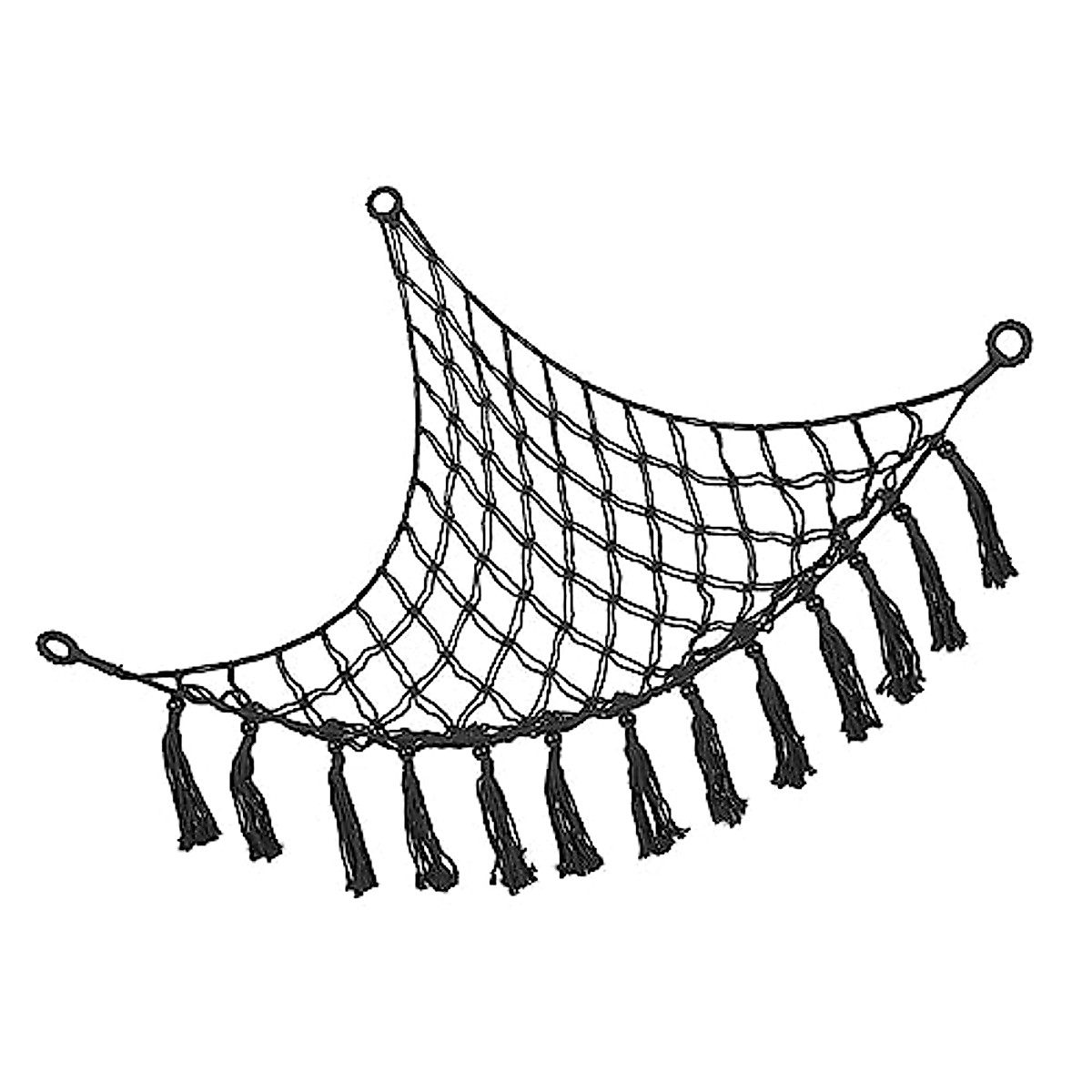 STOBAZA Stuffed Dogs for Kids Plush Net Bag Cotton Rope Black to Weave