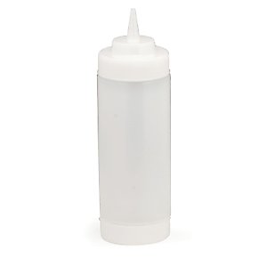 TableCraft 11663CF DualWay WideMouth 16 Oz. Squeeze Bottle - Dozen