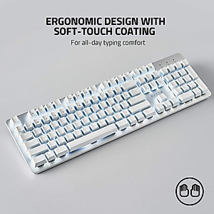 Razer Pro Type: Wireless Mechanical Productivity Keyboard Orange Mechanical Switches - Fully Programmable Keys - Bluetooth and Wireless Connectivity - Durable for Up to 80 Million Keystrokes