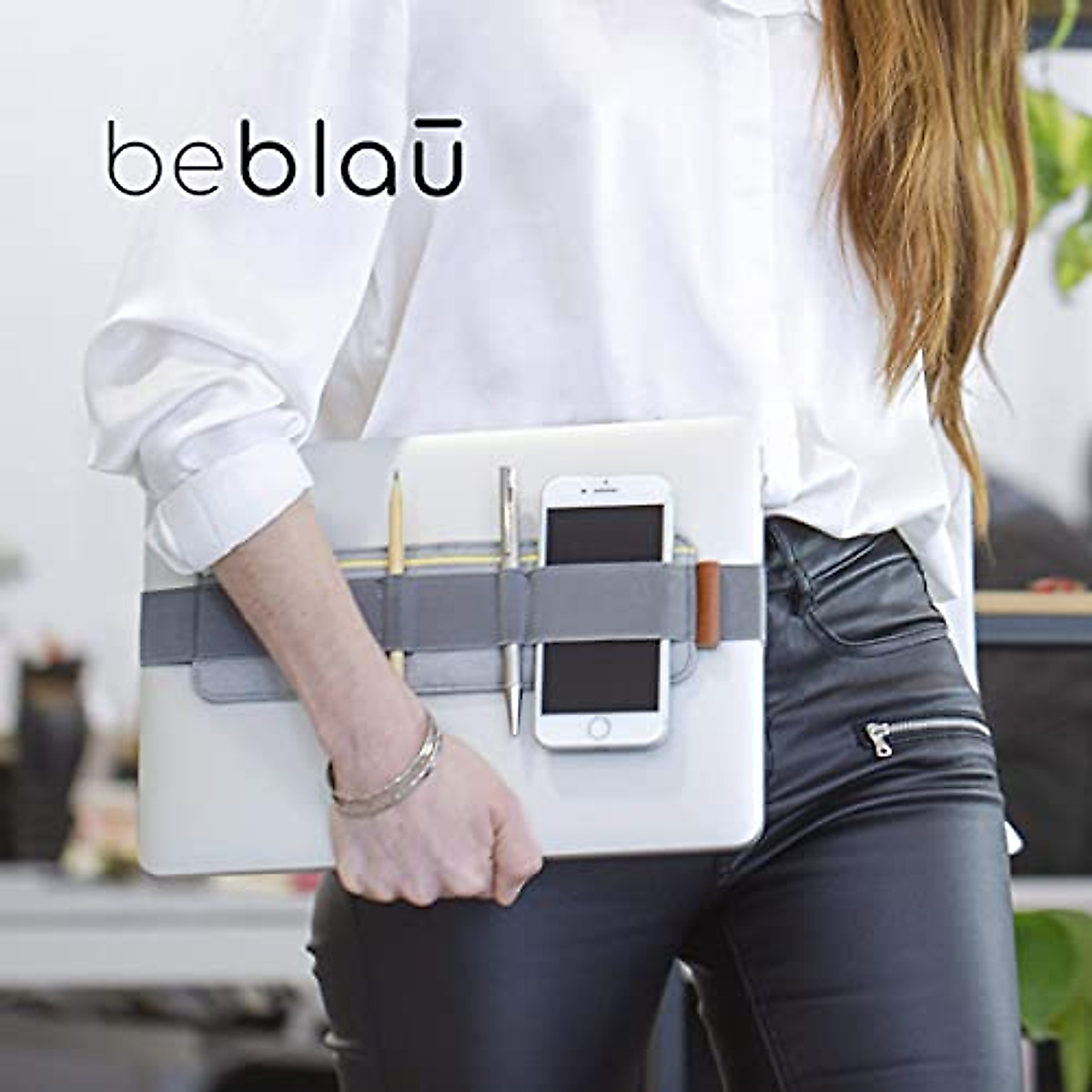 BEBLAU PACK SLIM + TWIST: THE MINIMALIST ORGANIZERS PACK: Unique & Innovative Portable Organizers. at Home, Office, or on-The-go, Have Everything in Place with Beblau Products! Grey Pack