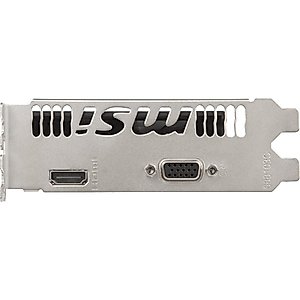 MSI GAMING GeForce GT 1030 2GB GDRR4 64-bit HDCP Support DirectX 12 ITX OC Graphics Card (GT 1030 AERO ITX 2GD4 OC)
