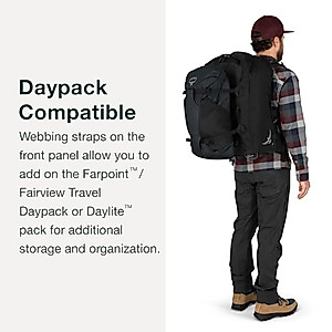 Osprey Farpoint Men's -Wheeled Travel -Pack 65L, Black, One Size