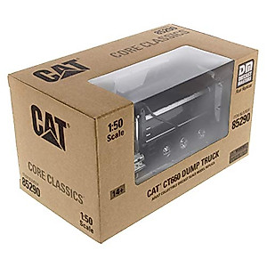 DM DIECAST MASTERS Caterpillar CT660 Dump Truck Yellow Core Classics Series Vehicle