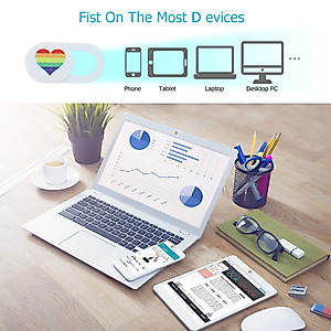 SOLUSTRE 3PCS Camera Cover Laptop Cover Slide Laptop cam Cover Webcam Cover Blocker Camera Slide Blocker Laptop Notebook Computer latop Webcam Cover Slide abs Safety mask Slider Intelligent