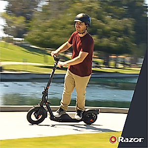 Razor C45 Electric Scooter – Up to 19.9 MPH with Cruise Control, Up to 23 Miles of Range, Foldable and Portable, Bluetooth Wireless Tech Enabled to Connect to Razor E Rides App [Amazon Exclusive]