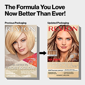 Revlon Permanent Hair Color, Permanent Hair Dye, Color Effects Highlighting Kit, Ammonia Free & Paraben Free, 20 Blonde, 8 Oz, (Pack of 1)