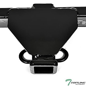 TLAPS 7422443836849 for 2007-2014 Ford Edge / 2007-2015 Lincoln MKX Class 3 III Black 2" Trailer Hitch Receiver