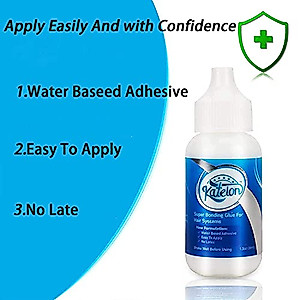 Lace Wig Glue Hair Replacement Adhesive Hair Glue - 1.3oz - Hair Invisible for Wig Lace Wigs Glue Waterproof Lace Front Wig Glue for Wigs, Transparent Lace Adhesive for Hair Replacement(1 Bottle)