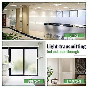 DWIL Frosted Glass Paint for Window - Window Privacy Paint, Waterproof & UV Resistant, Frosted Glass Spray, for Glass Surface in Bathroom, Kitchen, Room, Sliding Door, 16oz (with tools)