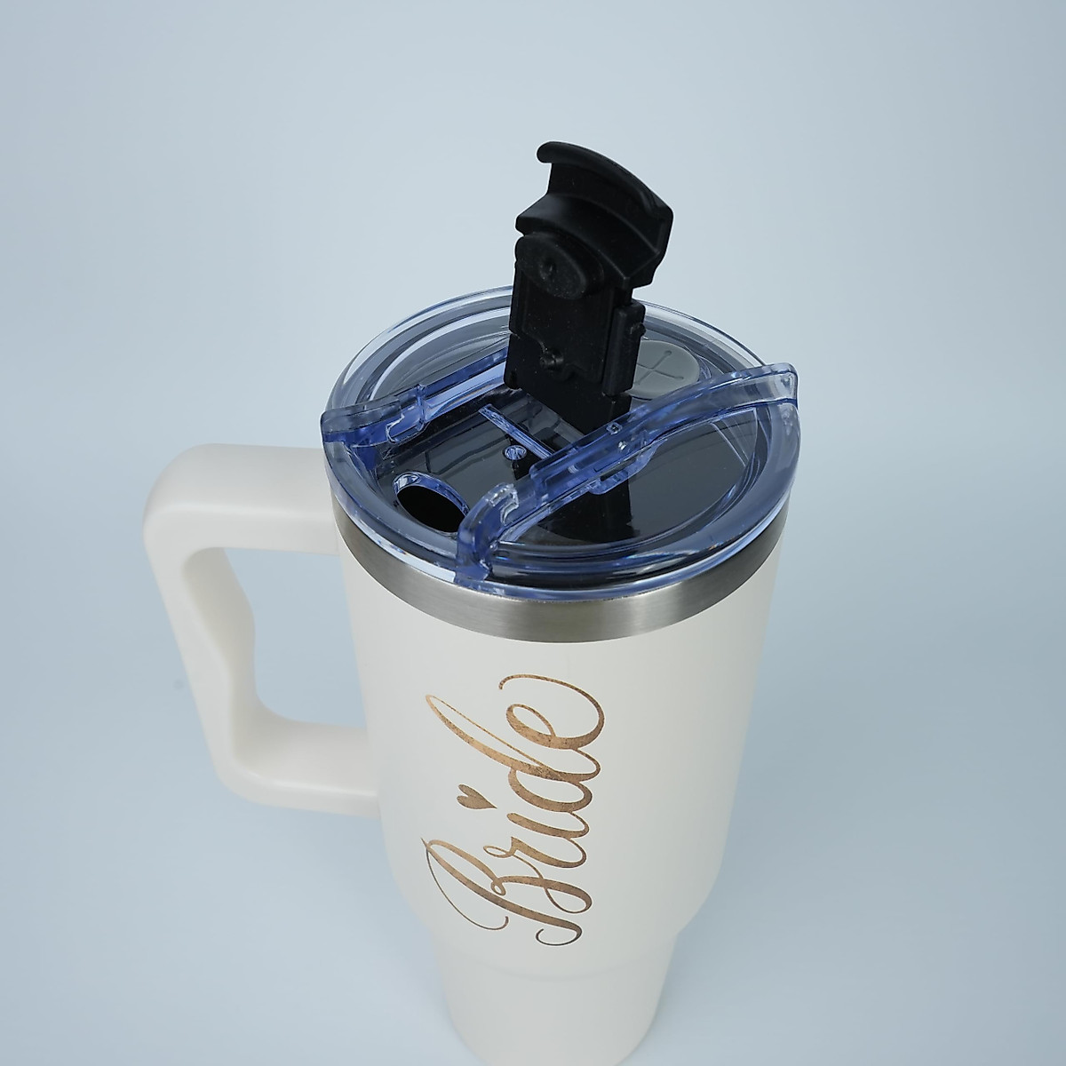 FROOBLEQUIRK 40oz Stainless Steel Tumbler - Insulated Water Bottle, Miss to Mrs Cup, Bridal Shower & Engagement Gift, Wedding & Bachelorette Party Present