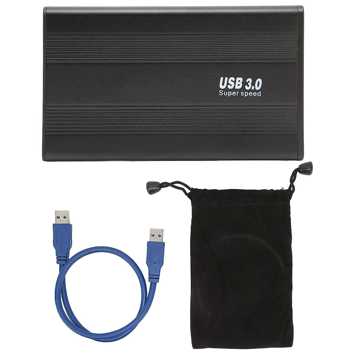 USB 3.0 Hard Drive Enclosure, 1TB Aluminium External Enclosures for SSD HDD, Support Hot Swap, Plug and Play, for Vista for Win for Win ME for Win XP