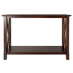 Winsome 40445 Wood Xola Occasional Table, Cappuccino Product in Inches (L x W x H): 45.0 x 15.98 x 30.0