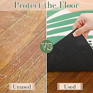 Shellwei Office Chair Mat for Hardwood Floor Abstract Desk Chair Mat 36 x 48 Inches Computer Floor Mat Under Desk Rug for Boho Office Home Desk Supplies