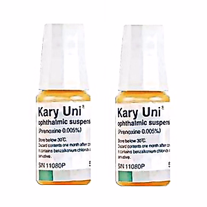 Kary Uni X2 Pcs 10 Ml Best Pet Eye Drop Cataracts Treat Eye Infection Inflammation Safe & Gentle Formula - All Animals Dog Cats Pet Eye Care