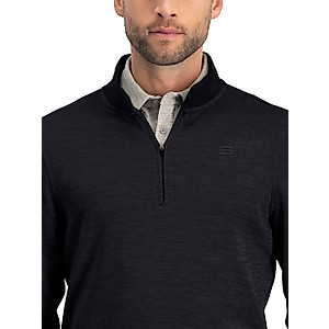 Three Sixty Six Dry Fit Pullover Sweaters for Men - Quarter Zip Fleece Golf Jacket - Tailored Fit