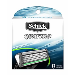 Schick Quattro Refill Cartridges , 8 Cartridges