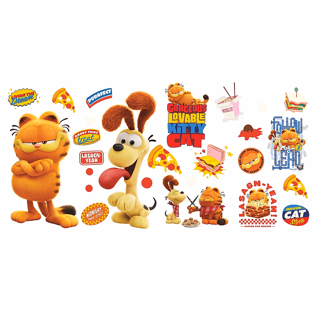 The Garfield Movie Wall Decals, RMK5355SCS
