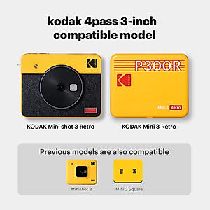 KODAK 4PASS Film Cartridge 5.4 x 8.6 cm (60 Sheets) for Kodak Mini 2 Retro and Mini Shot 2 Retro