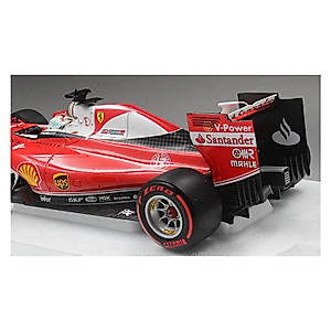 QCHIAN Die-cast Alloy car Model for F1 Formula One BBR 1: 18 Ferrari Kimi Raikkonen 2016 SF16-H Vettel 5# for Friends and Family (Color : C)