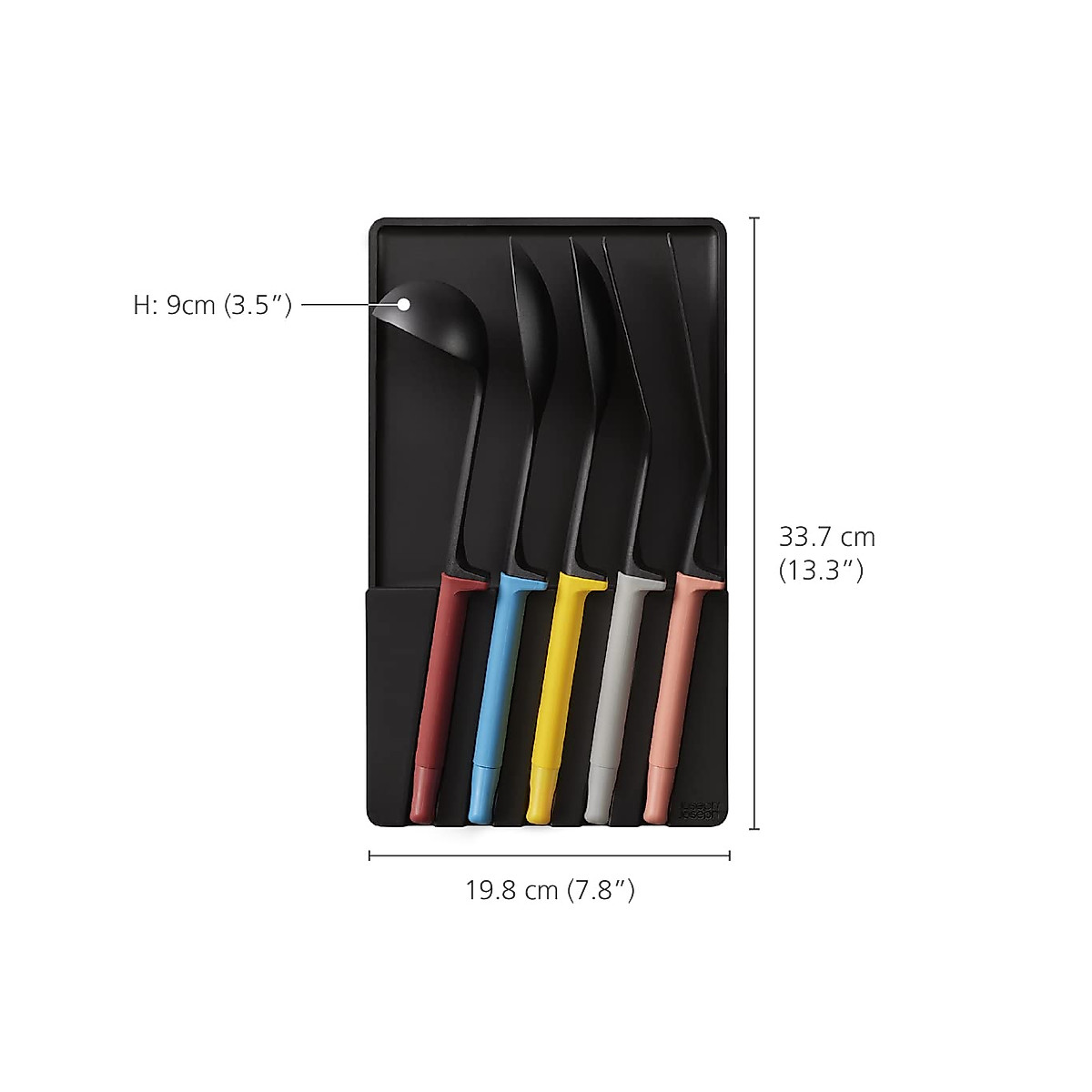 Joseph Joseph Elevate Utensils Store 5-piece Utensil Set with In-drawer Storage Tray
