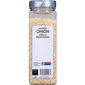 McCormick Culinary Minced Onion, 17 oz - One 17 Ounce Container of Dried Minced Onion Flakes, Perfect for Soups, Sauces, Meatballs, Relishes and Casseroles