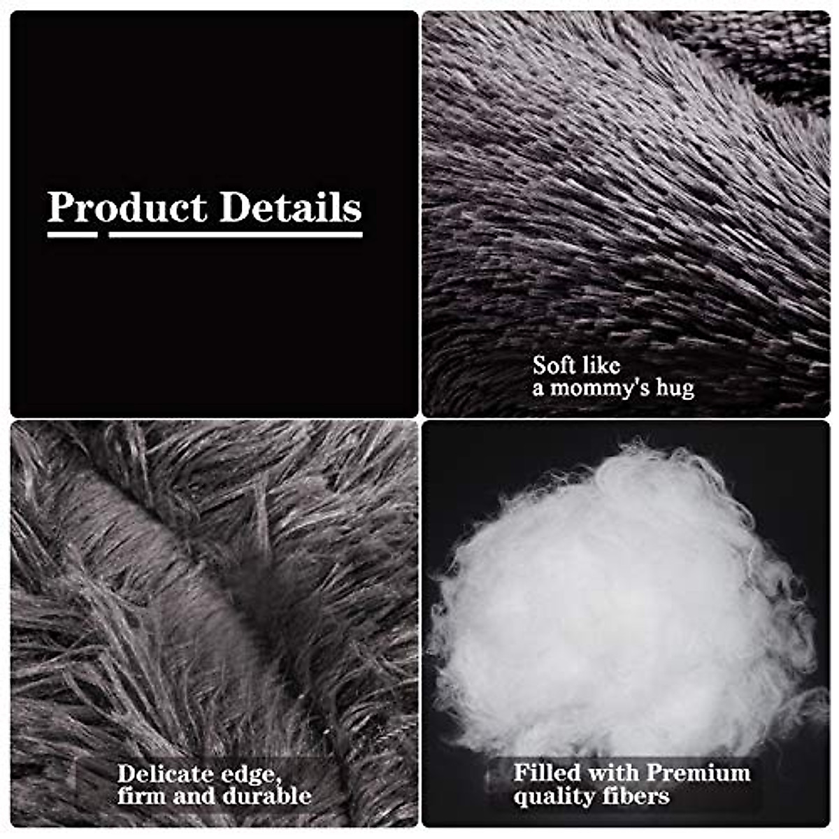 MFOX Calming Dog Bed (XL) for Medium and Large Dogs Pet Bed Donut Cuddler Up to 35lbs