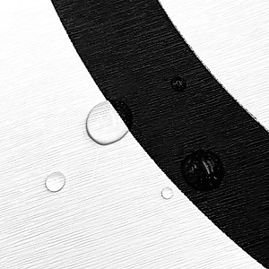 Yifely Black Gray Circles Removable Shelf Drawer Liner Dustproof Furniture Paper 17.7 Inches by 9.8 Feet