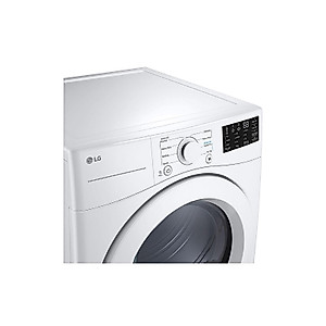 LG DLE3470W 7.4 Cu. Ft. White Ultra Large Capacity Front Load Dryer