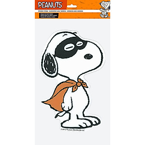 PEANUTS HALLOWEEN CLINGS DOUBLE SIDED 6 PIECES