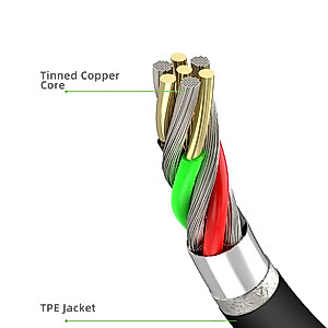 BUDI iPhone 4s Charger Cable IPad Charger 30-Pin Charger for iPhone 4 4S 3G 3GS USB Sync Cable Charging Cable, Base Adapter Data iPod IPad 1 2 3 iPod Nano iPod Touch-Black