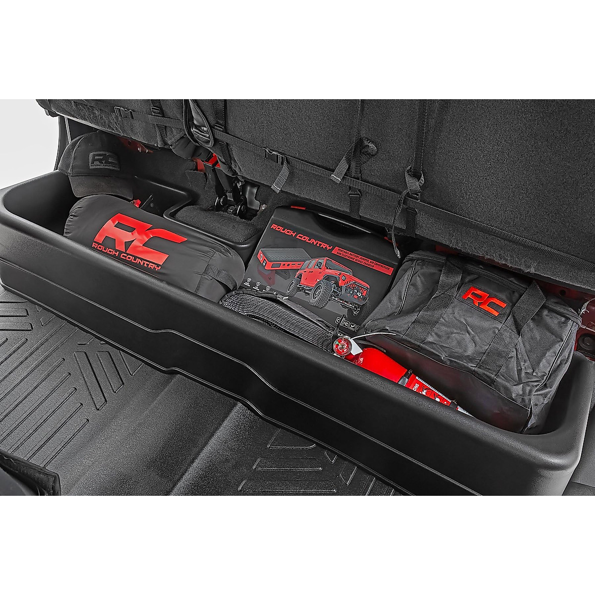 Rough Country Under Seat Storage for 19-22 1500 | 20-22 2500HD/3500HD - RC09051A