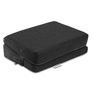 InteVision 4-in-1 Footrest for Added Height - Premium Foam Foot Cushion Works Great for Under Desk or bar - Will not Slide on Any Surface