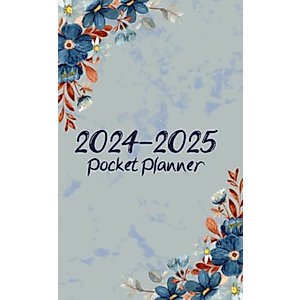 2024-2025 pocket planner: 2 Year Monthly Pocket Calendar (Junuary 2024 to December 2025) With Federal Holidays and Motivational Quotes