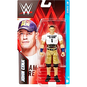 Mattel WWE John Cena Basic Action Figure, Posable 6-inch Collectible for Ages 6 Years Old & Up