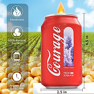 Candles Gifts for Women, Scented Candles, 11 oz Natural Soy Wax Candles for Home Scented, Birthday Gifts for Women, Jar Candles 90H Long Burning, Scented Candle Funny Gifts(Red)