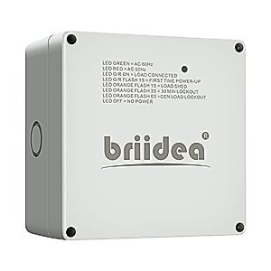 50 Amp Smart Management Module (SMM), Briidea Load Management Device to Protect Generator from Overload, Gray