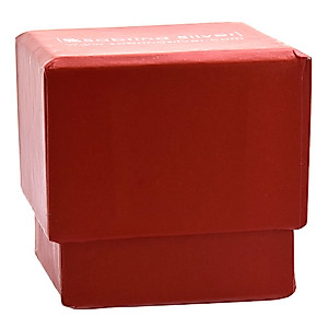 Sabrina Silver Stainless Steel Floral Wavy Cuff Ring, 9/16 inch wide, size 9