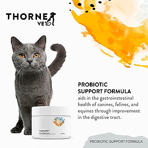 ThorneVET Probiotic Support Formula – Gastrointestinal Support for Dogs, Cats & Horses, Powder, Natural