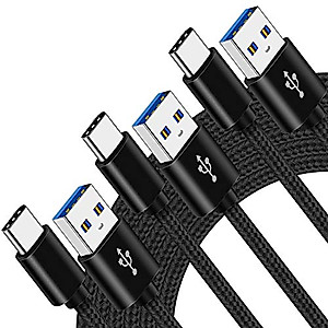 USB C Charger Cable 3FT 6FT 10FT Charging Cord for Moto Motorola G Fast/G Power/G Stylus 2021,Z4 Z3 Play,Edge+,G7/G7 Play/G7 Power,Samsung Galaxy A12 A01 A41 A20E A10E,3A Fast Charge Type C Power Wire
