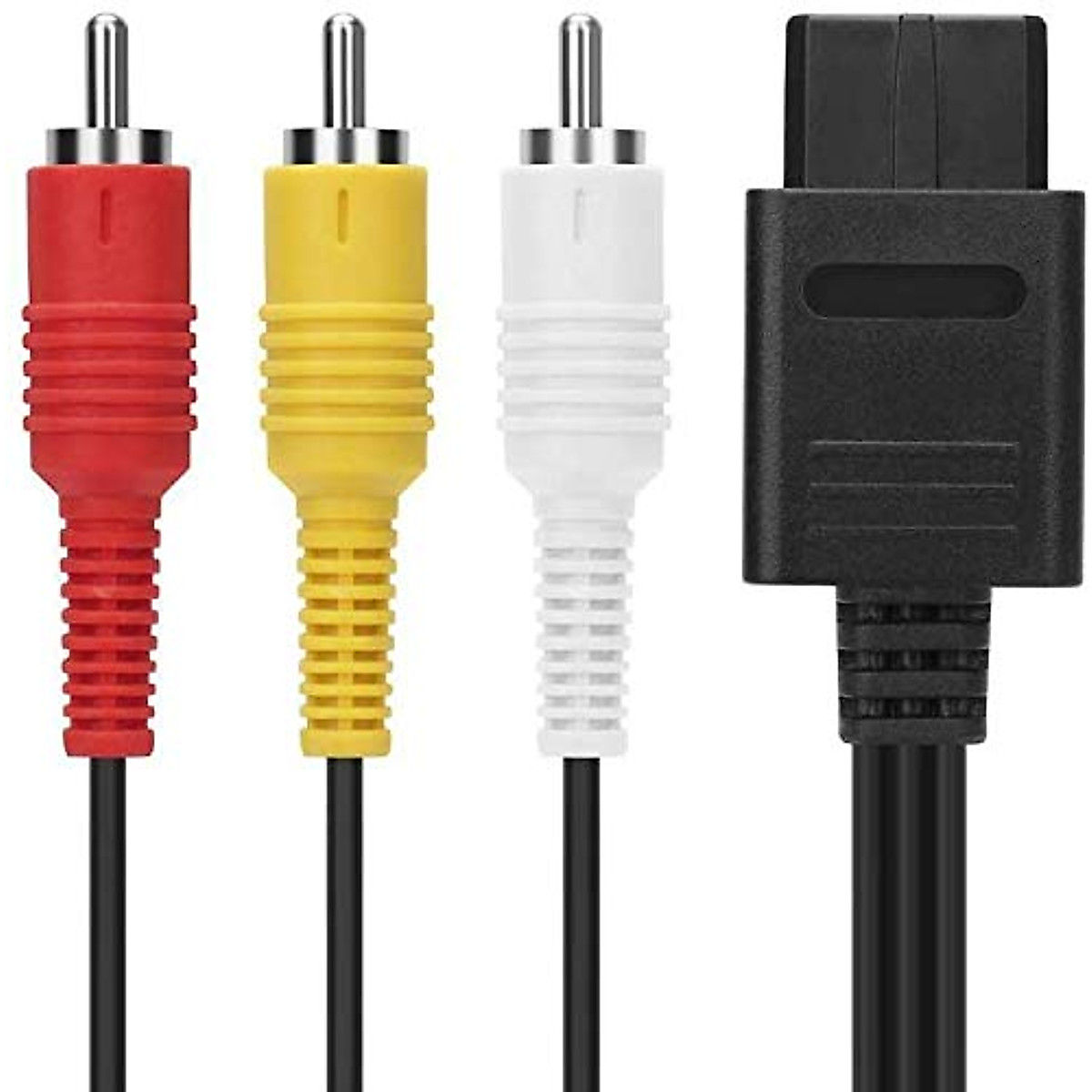 Suncala 6FT AV TV RCA Video Cord Cable for Game Cube Nintendo 64 N64 NGC SNES SFC (1Pack)