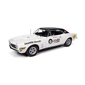 1967 Camaro SS 427, White - Auto World AMM1275-1/18 Scale Diecast Model Car