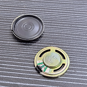 10pcs 23mm 8 Ohms 0.5W Inner Speaker Loudspeaker Compatible with Legency Game Boy Color,Advance GBA,GBC Game Console Replacement Repair Parts
