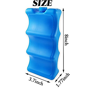 GXXMEI 4PCS Reusable Ice Packs for Breastmilk Storage, Bottle Ice Packs for Breastfeeding Working Mom